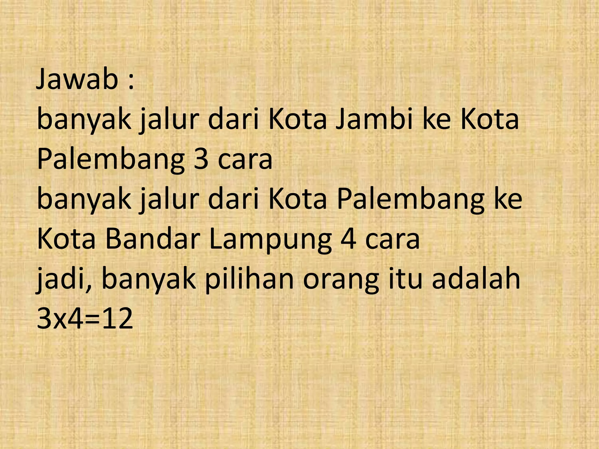 Prinsip perkalian pada peluang | PPT