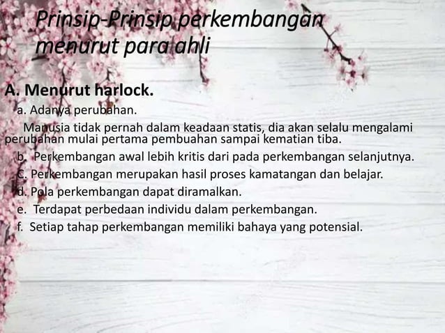 Prinsip prinsip perkembangan | PPTX