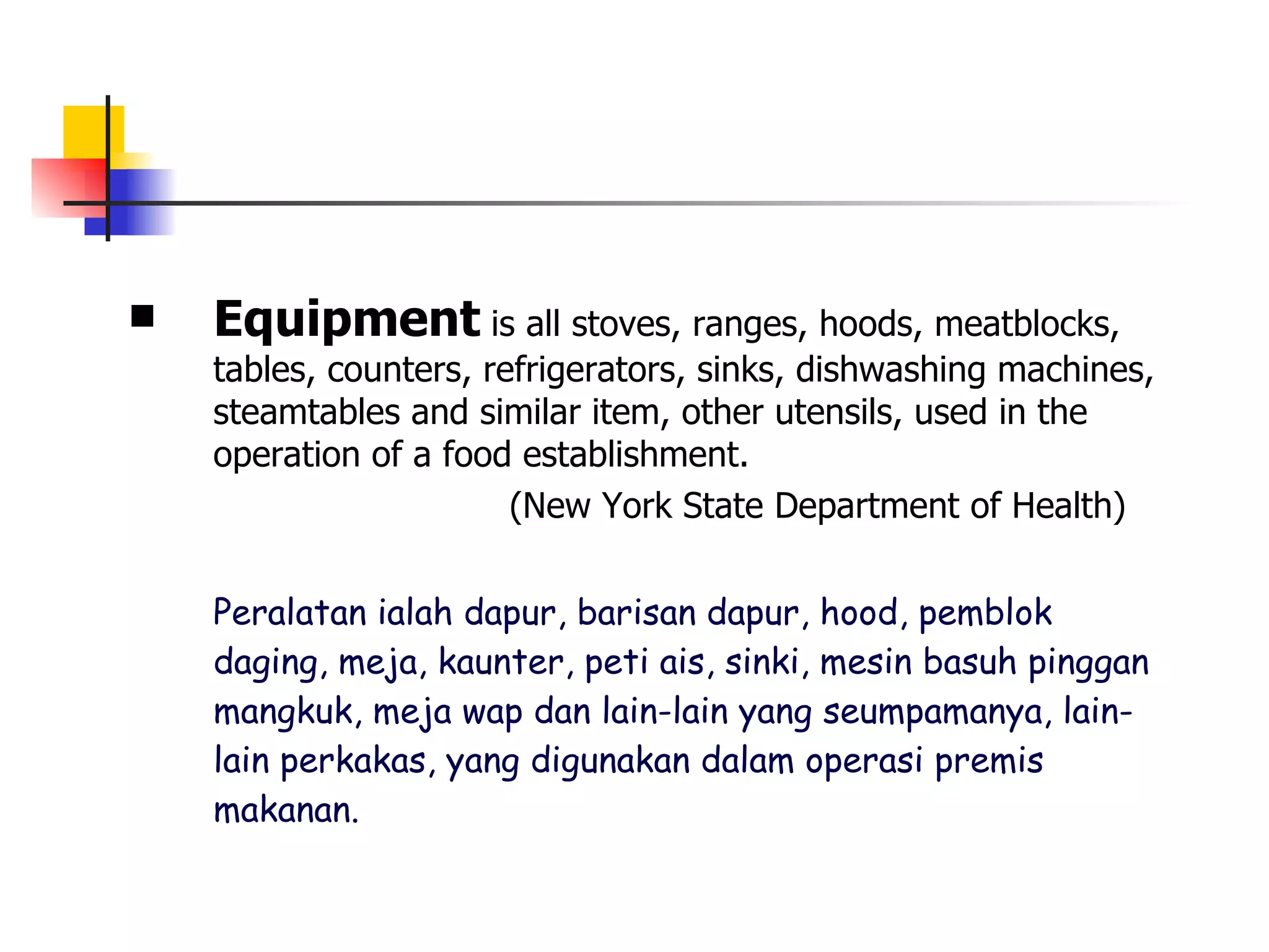 Prinsip rekaan peralatan makanan a | PPT