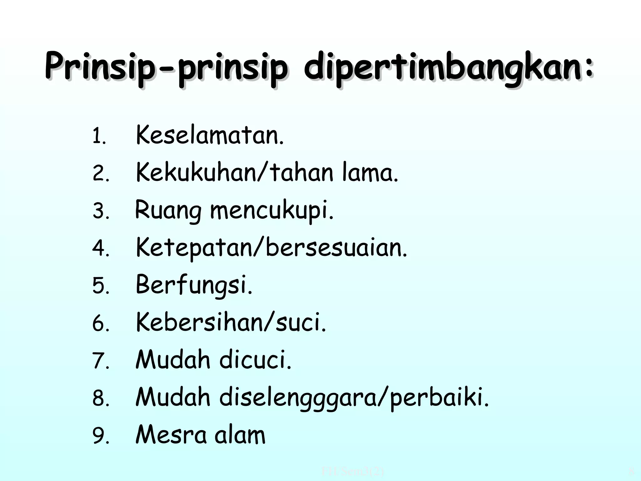 Prinsip rekaan premis makanan | PPT