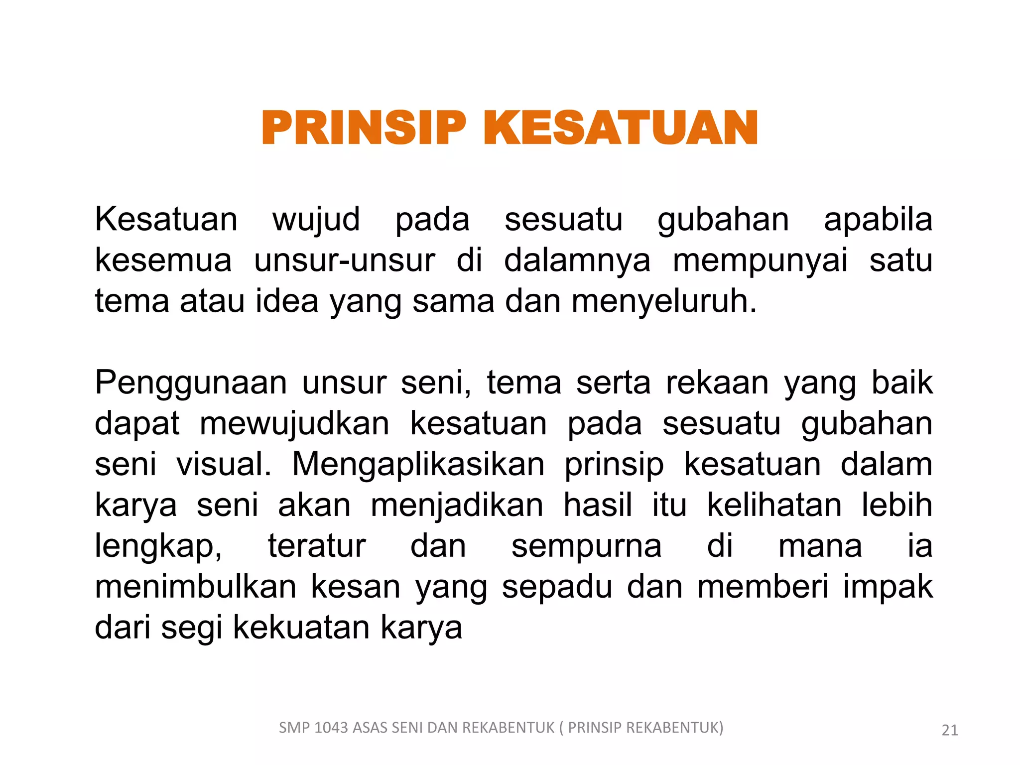 Prinsip rekabentuk | PPTX