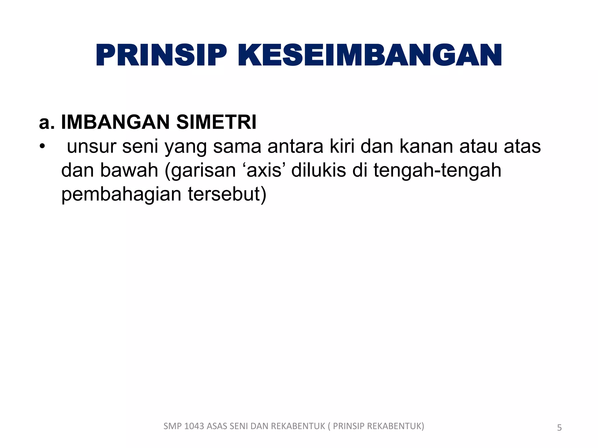 Prinsip rekabentuk | PPTX