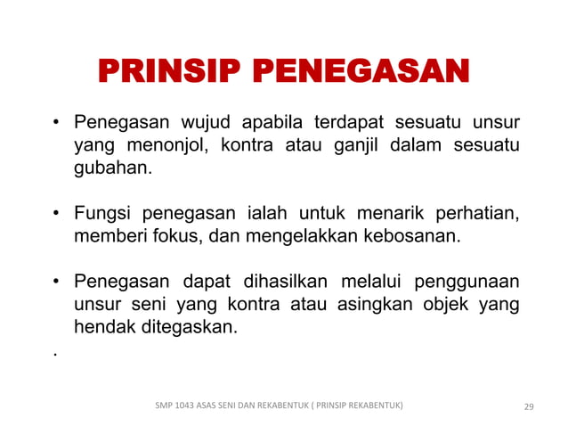Prinsip rekabentuk | PPTX