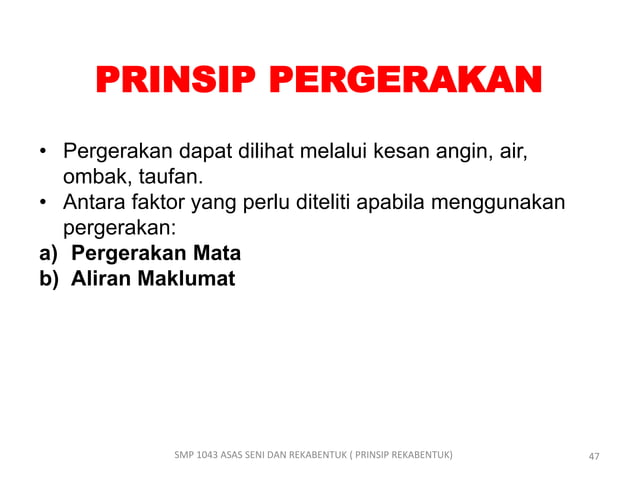 Prinsip rekabentuk | PPTX