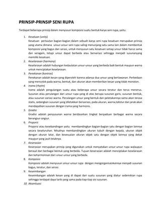 Prinsip seni rupa | PDF