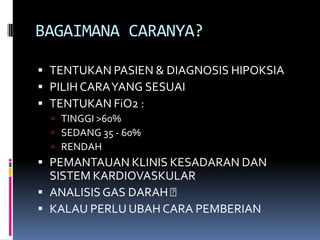 Prinsip terapi oksigen | PDF