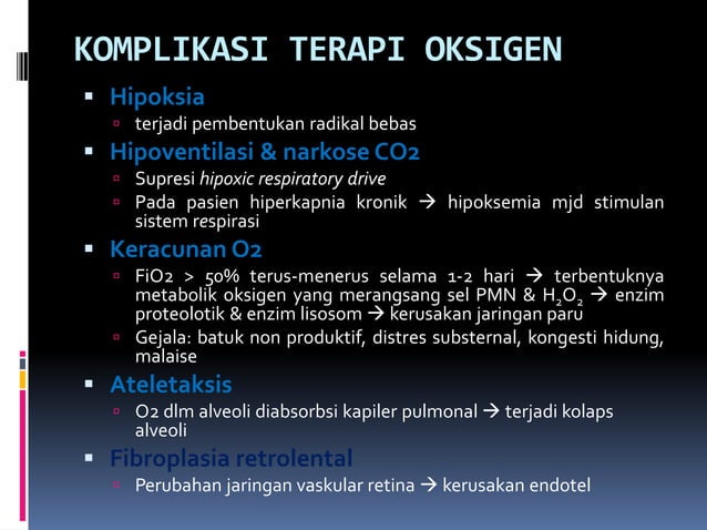 Prinsip terapi oksigen | PDF
