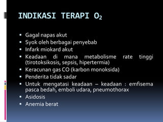 Prinsip terapi oksigen | PDF