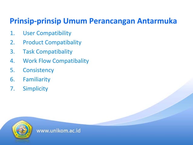 Prinsip User Interface Design | PDF