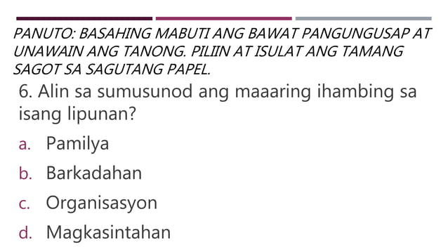 Edukasyon sa Pagpapakatao 9 YUNIT I - Prinsipyo ng Subsidiarity at ...