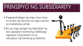 Edukasyon sa Pagpapakatao 9 YUNIT I - Prinsipyo ng Subsidiarity at ...