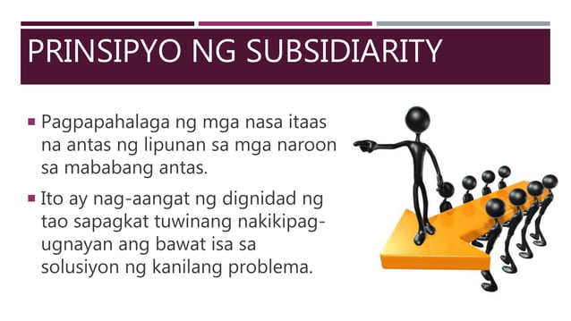 Edukasyon sa Pagpapakatao 9 YUNIT I - Prinsipyo ng Subsidiarity at ...