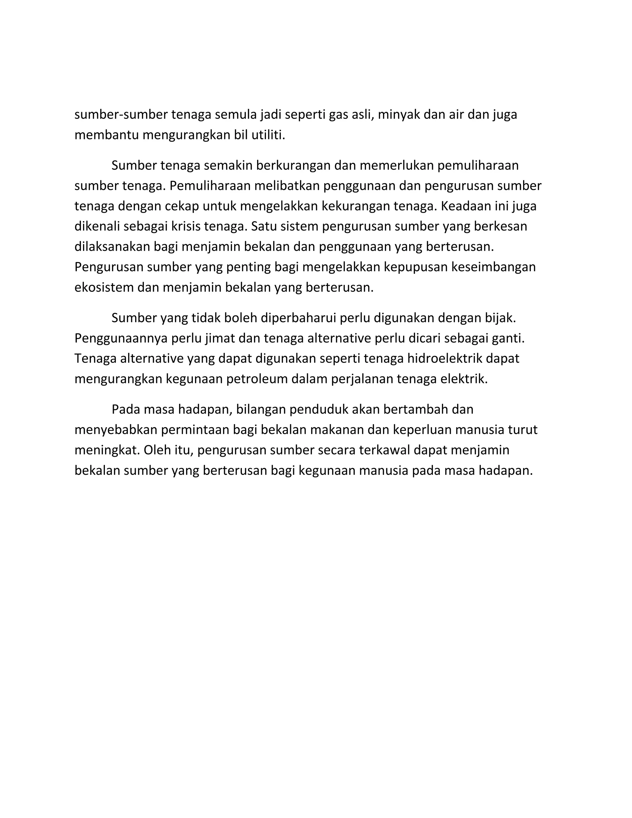 Sumber tenaga | DOCX