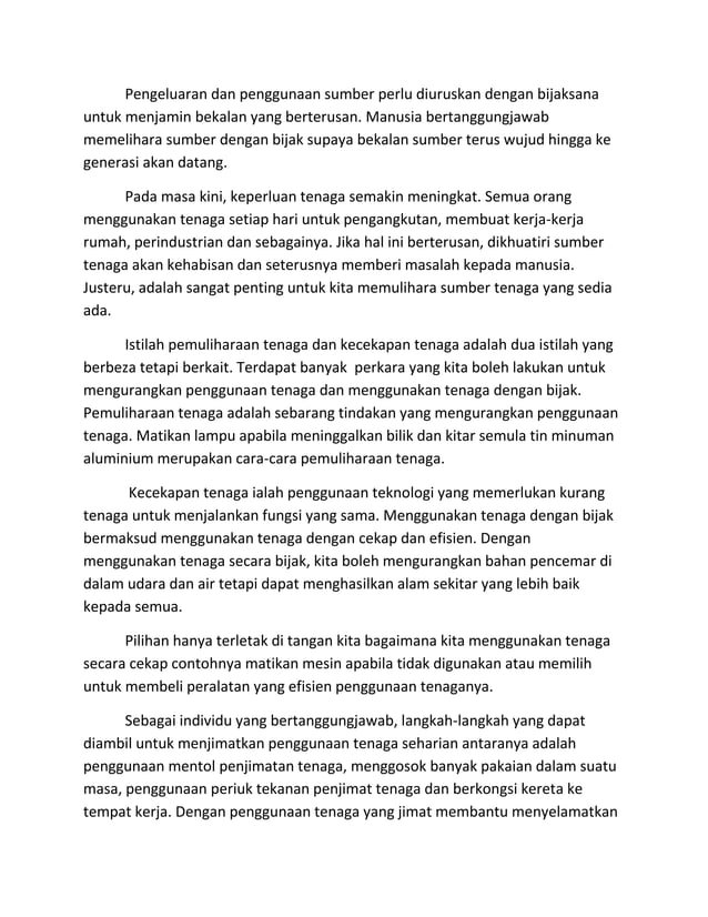 Sumber tenaga | DOCX