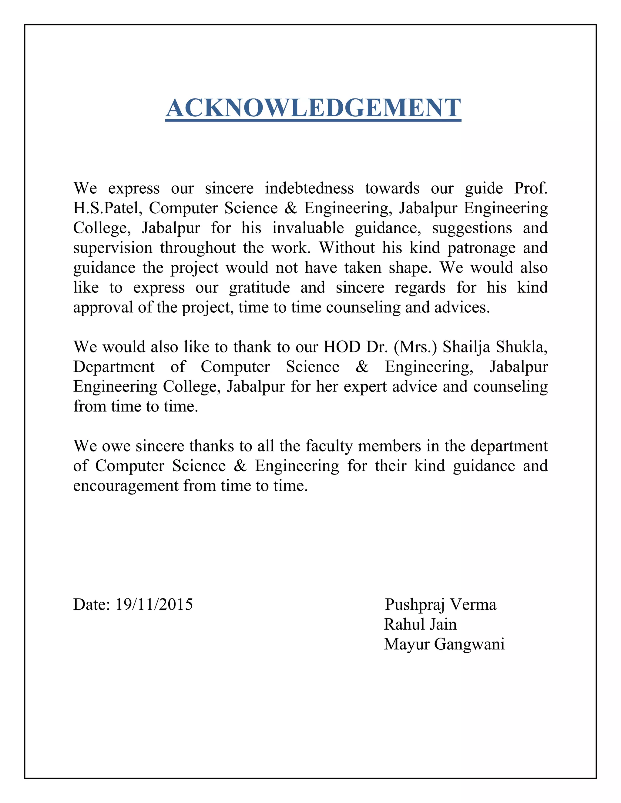 Mini Project Format | PDF