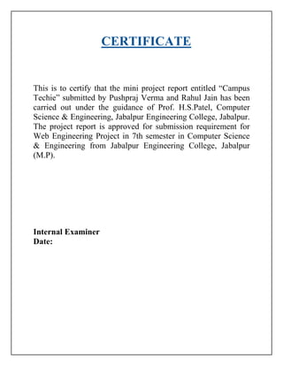 Mini Project Format | PDF