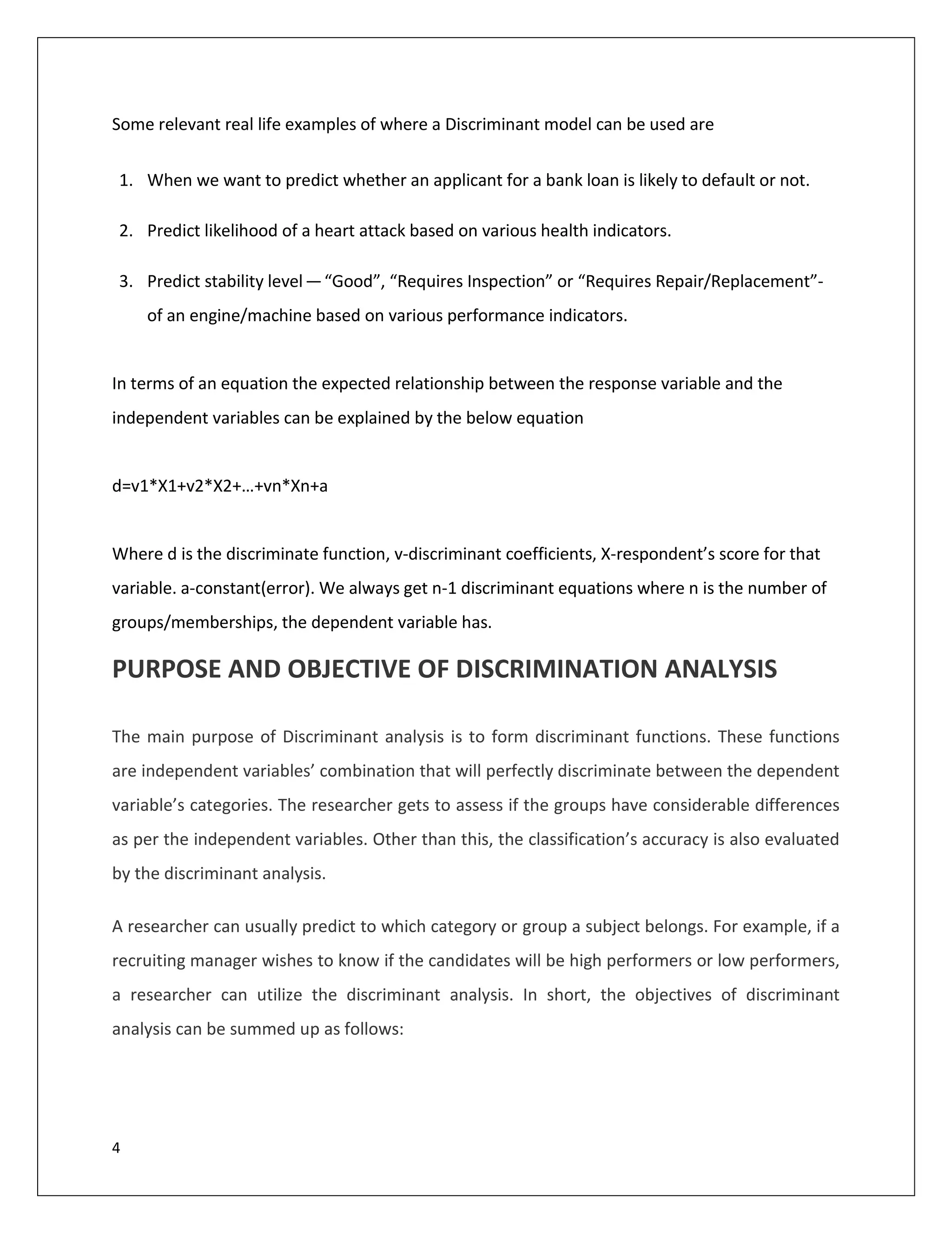 Discrimination Analysis and working on SPSS assignment | PDF