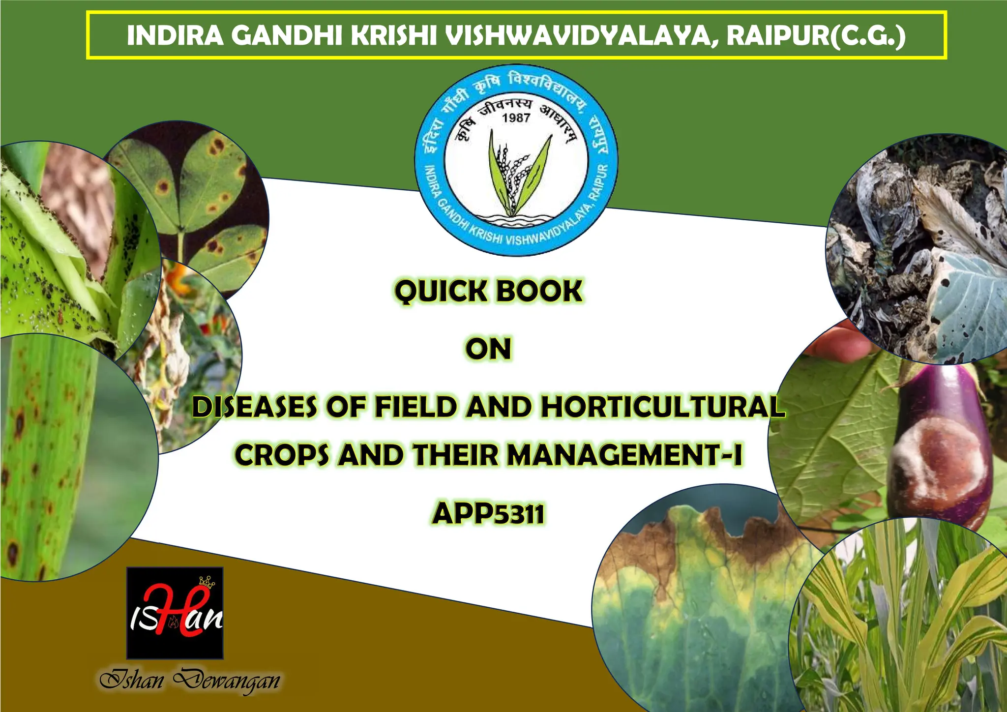 QUICK BOOK ON DISEASES OF FIELD AND HORTICULTURAL CROPS AND THEIR ...