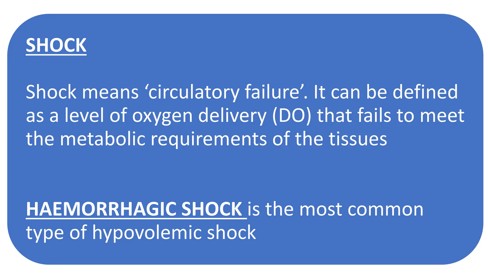 Haemorrhagic shock assessment management and colloid | PPTX