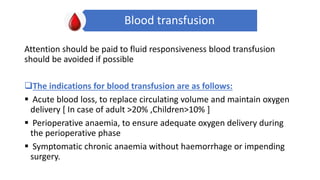Haemorrhagic shock assessment management and colloid | PPTX