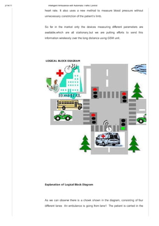 intelligent ambulance with automatic traffic control | PDF