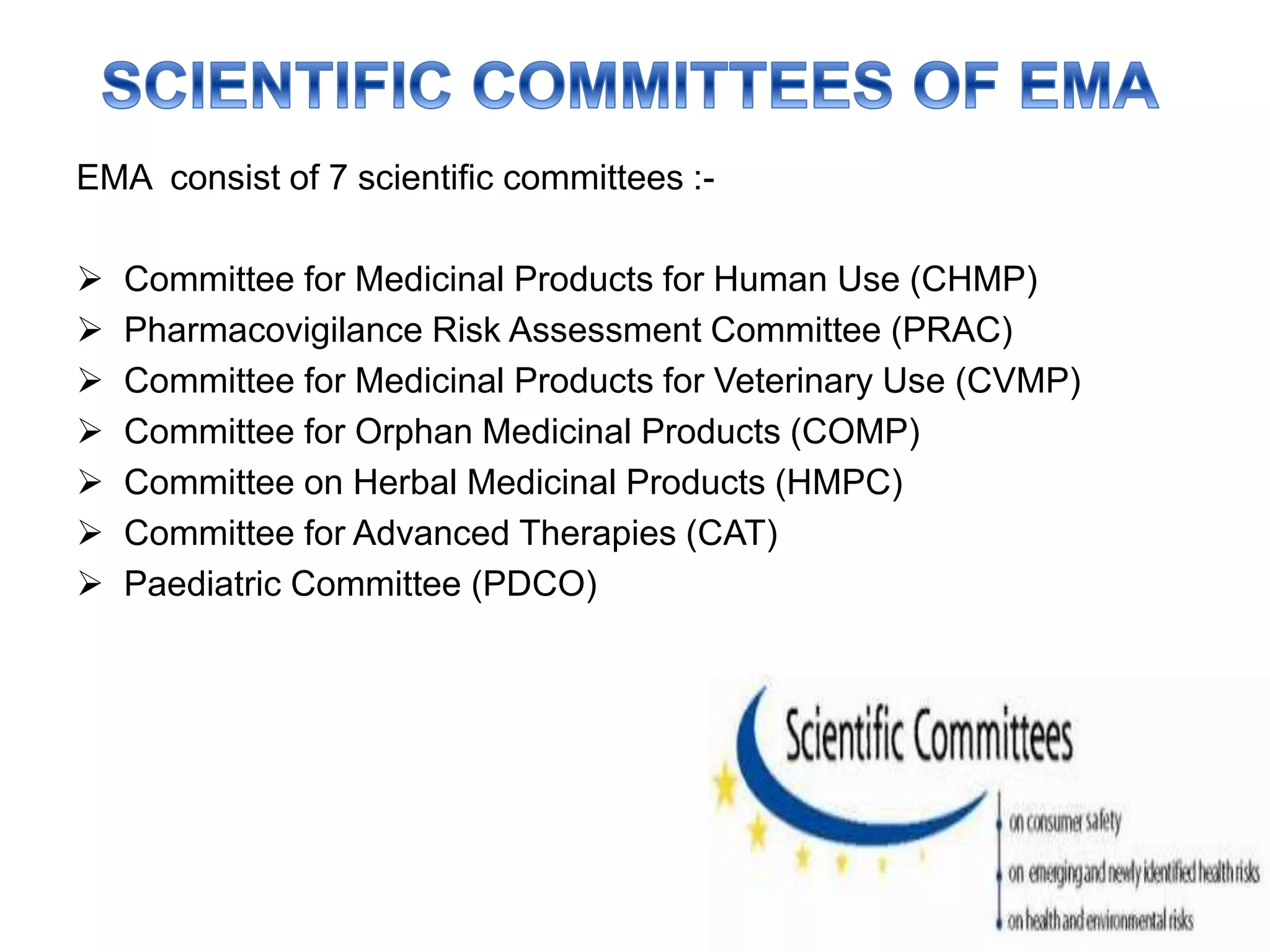 EUROPEAN MEDICAL AGENCY | PPTX