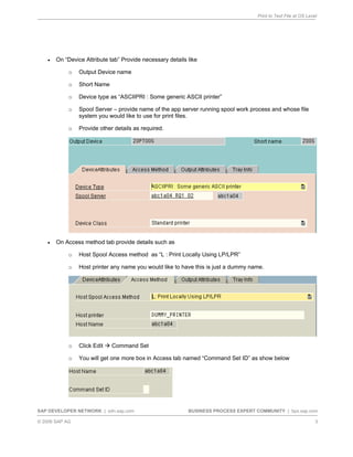 Dispositivos en SAP | PDF