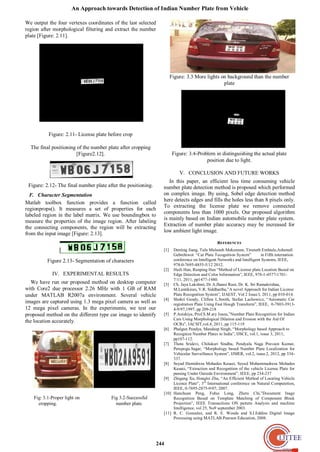 License plate recognition. | PDF