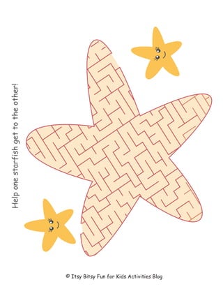 Printable ocean-mazes | PDF