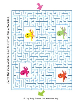 Printable ocean-mazes | PDF