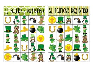 Printable st-patricks-day-bingo | PDF
