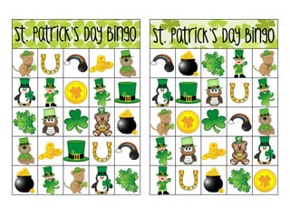 Printable st-patricks-day-bingo | PDF