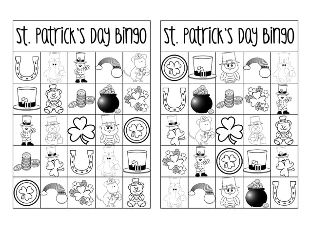 Printable st-patricks-day-bingo | PPT
