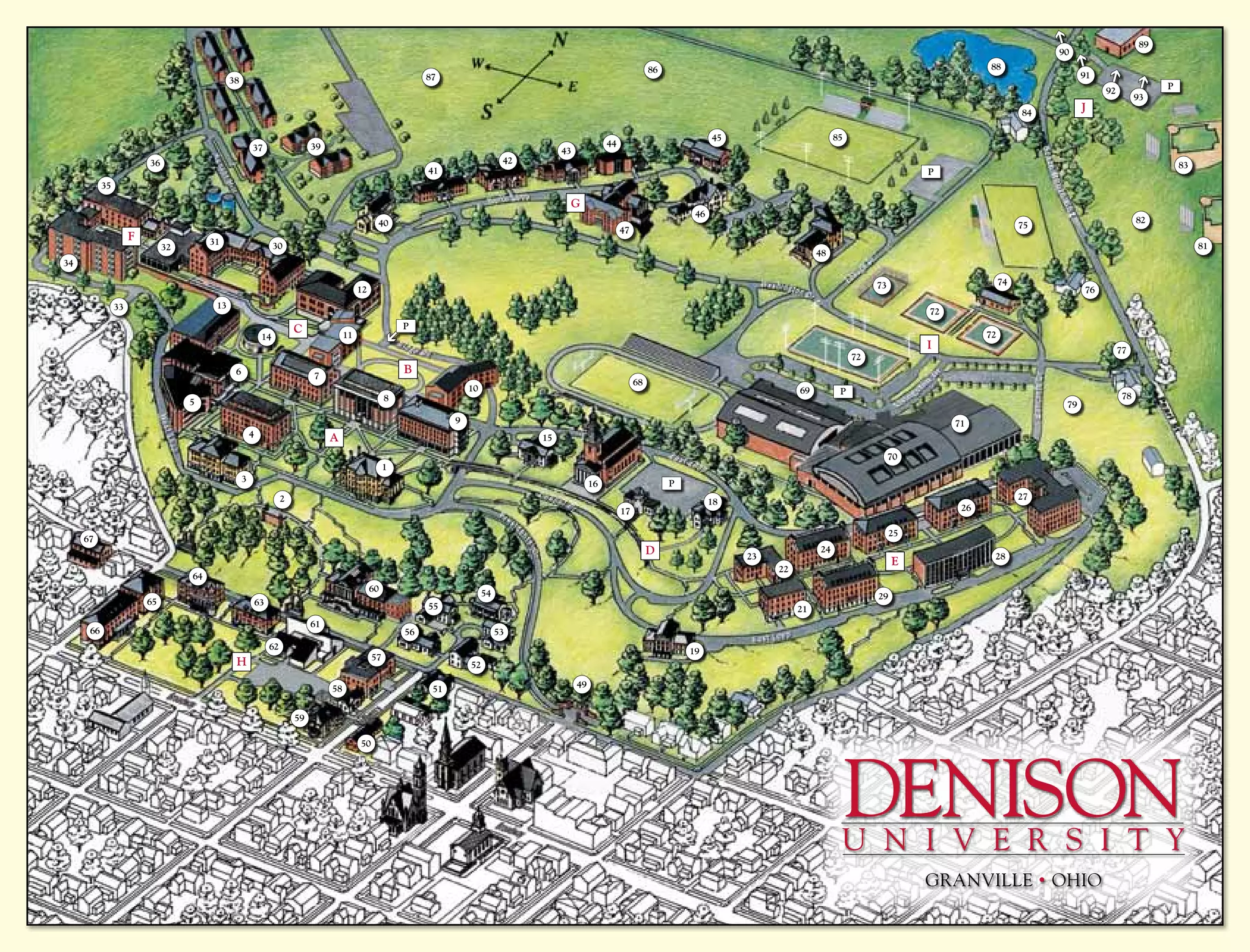 Printable campus map | PPT