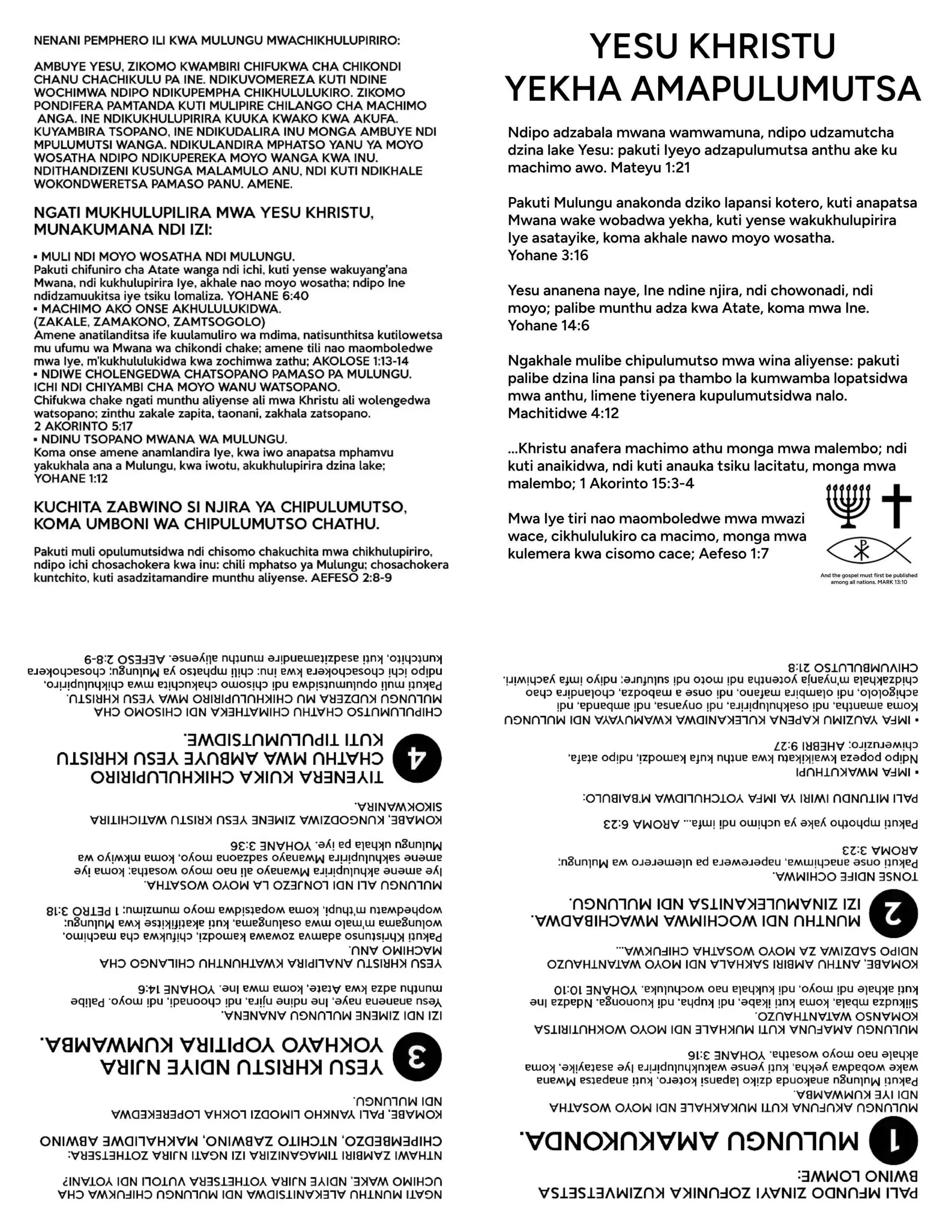 Printable Chichewa Nyanja Gospel Tract - ONLY JESUS CHRIST SAVES.pdf
