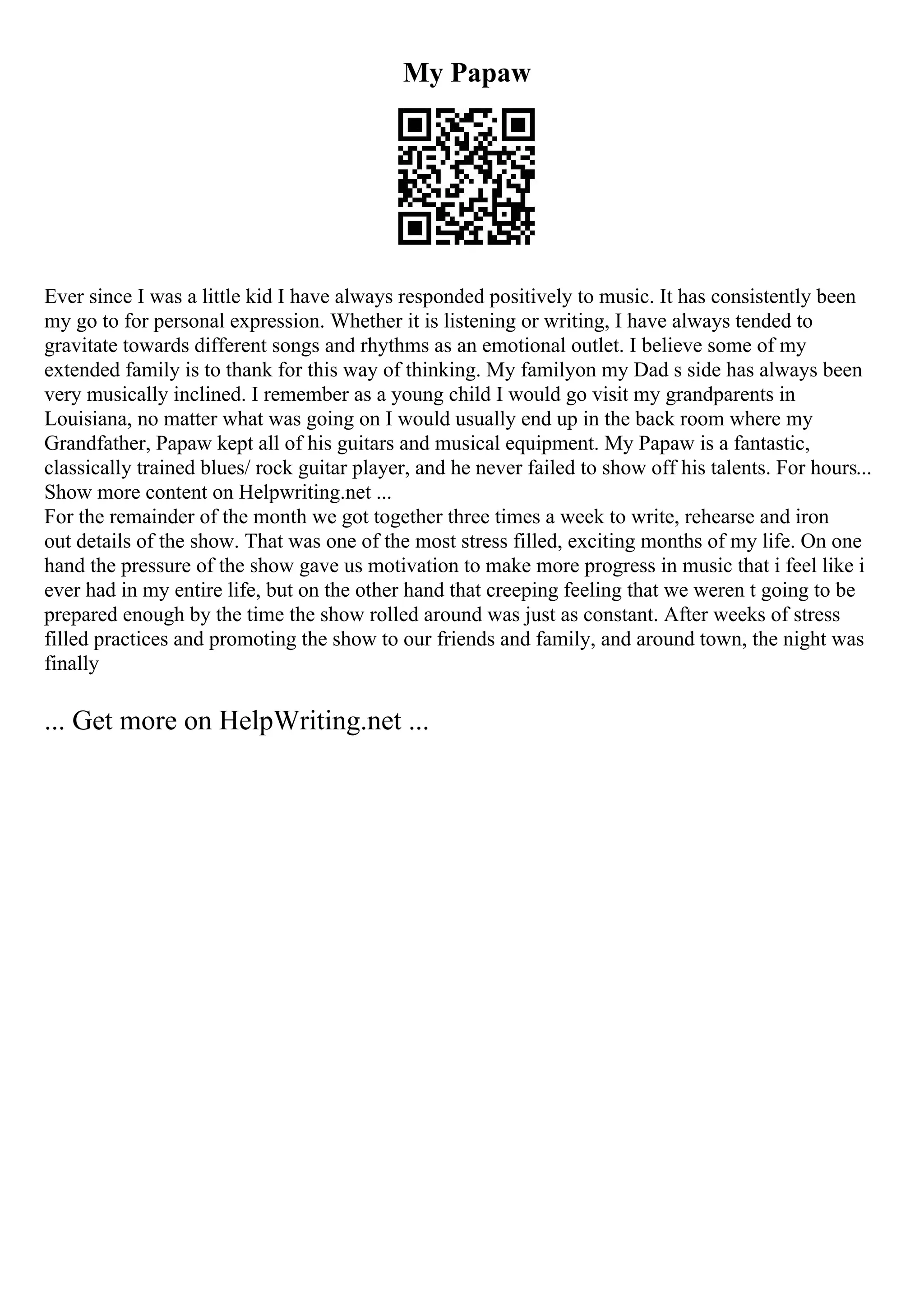 Printable Essay Writing Paper | PDF