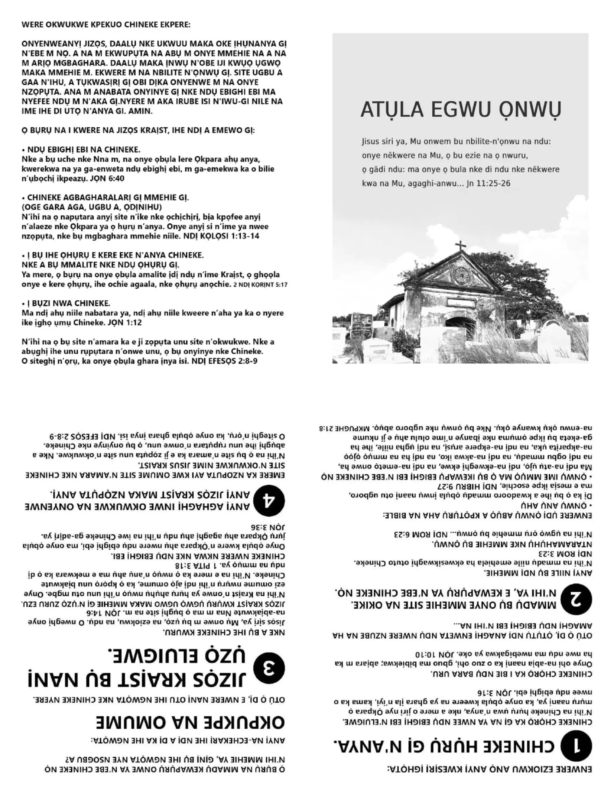 Printable Igbo Gospel Tract - Do Not Fear Death.pdf