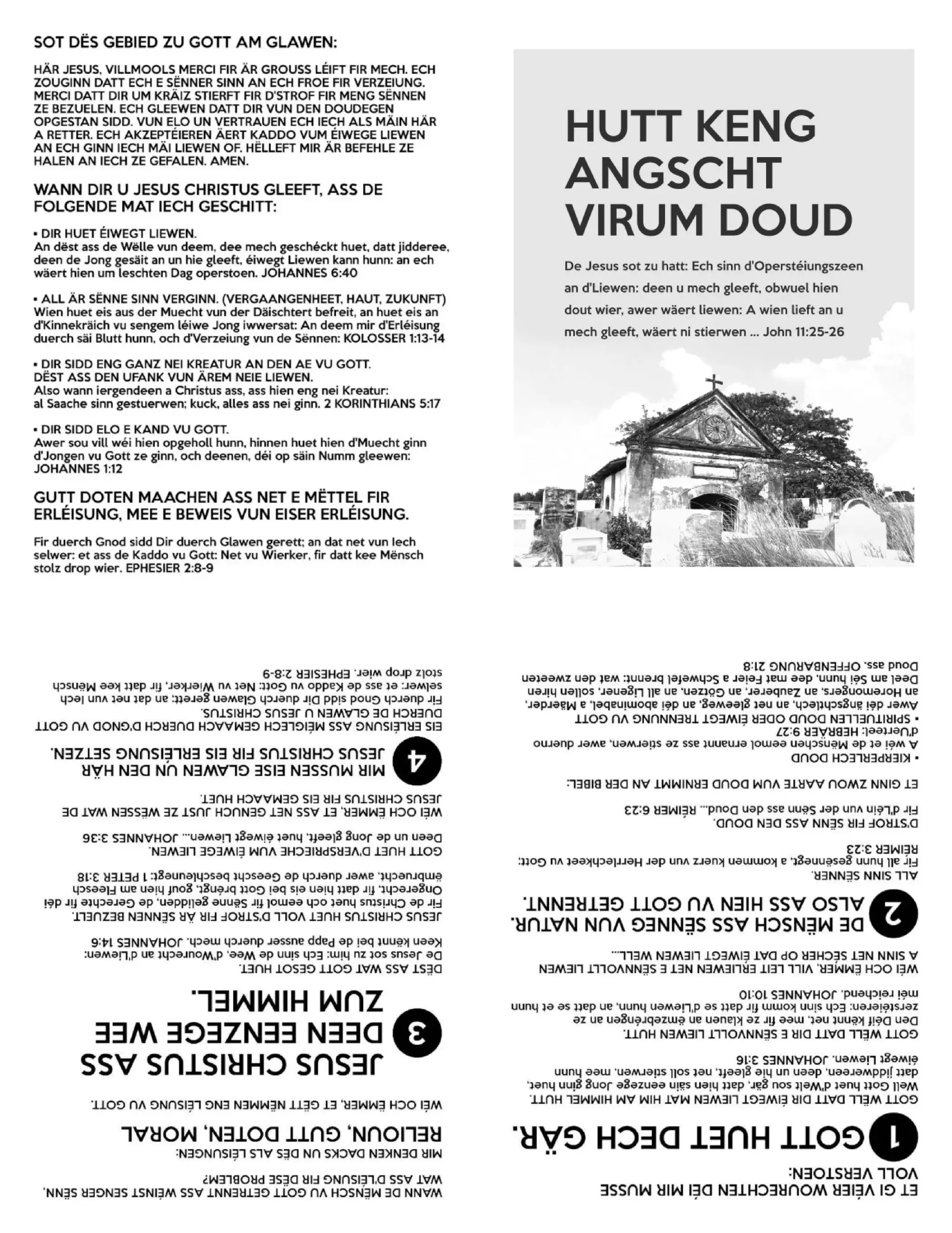 Printable Luxembourgish Gospel Tract - Do Not Fear Death.pdf