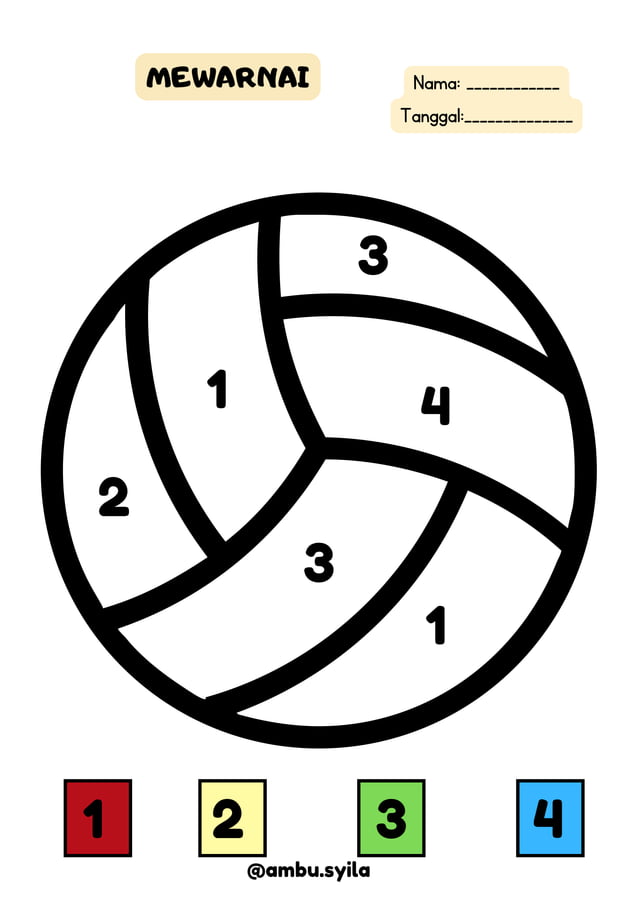 Printable anak-anak Pre-Math benda sekitar.pdf