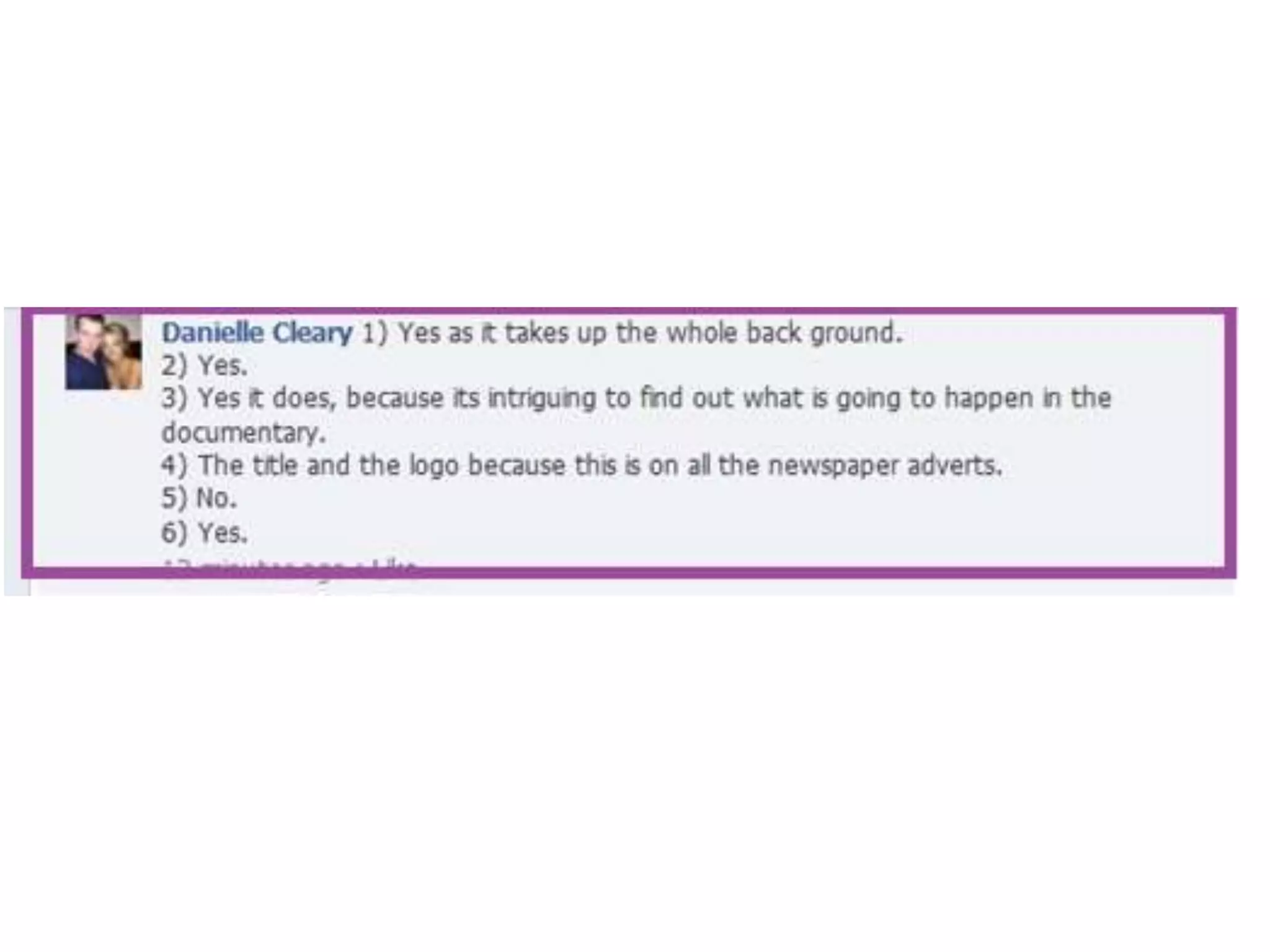 Newspaper advert feedback | PPTX