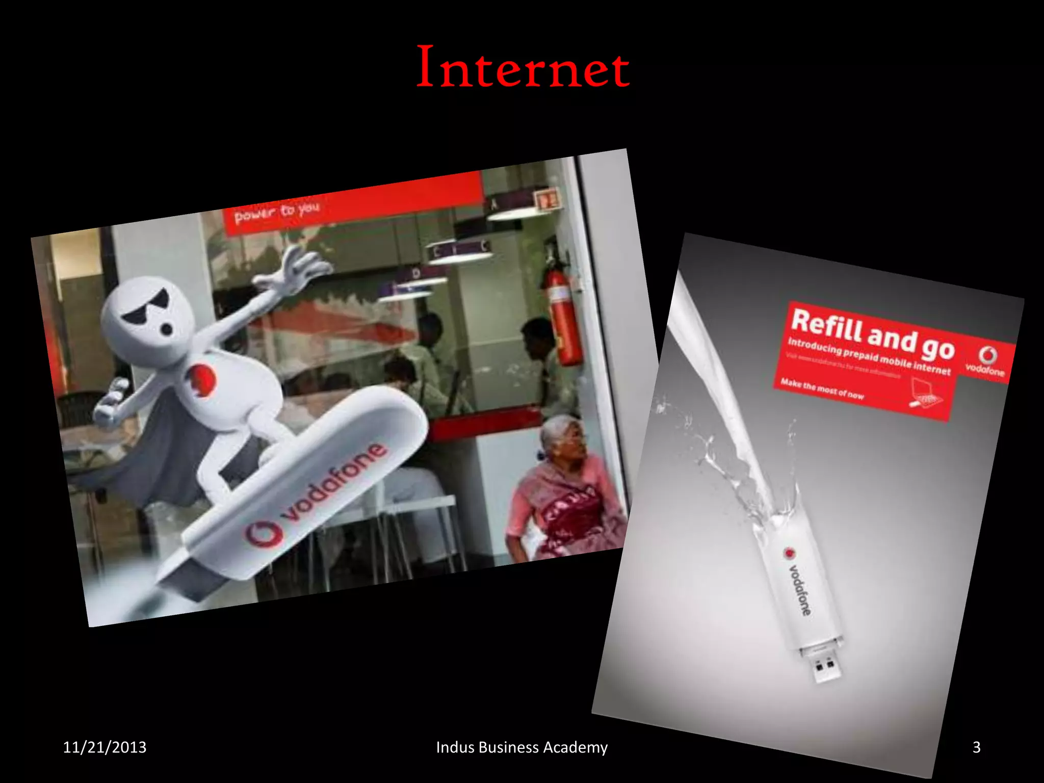 Print advertisement appeal of vodafone | PPT