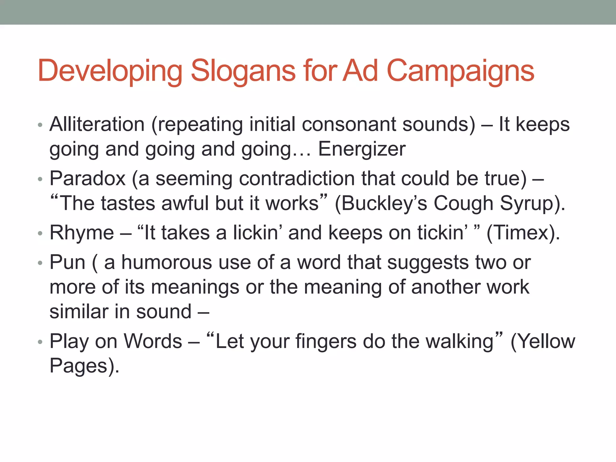 Print Advertisement | PPT