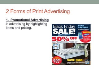 Print Advertisement | PPT