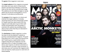 Print and digital magazine assignment | PPT