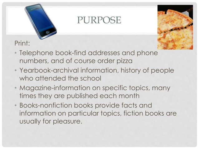 Print and non print resources | PPTX