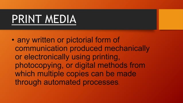 PRINT AND NON PRINT MEDIA.pptx | Technology & Computing