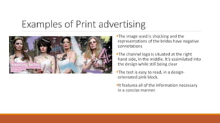 Print and radio advertising’s codes and conventions | PPT