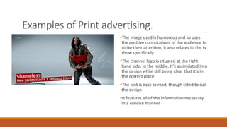 Print and radio advertising’s codes and conventions