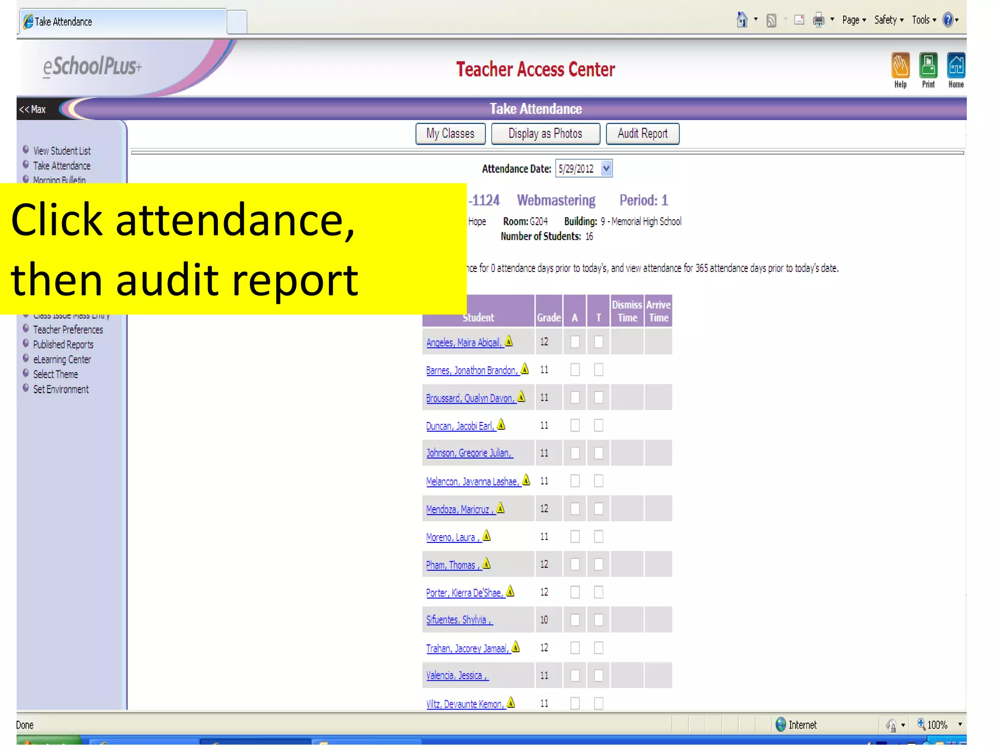 How to Print EOY Attendance Report | PPTX | Computing | Technology ...