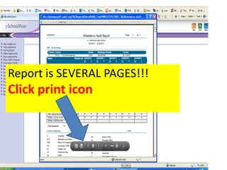 How to Print EOY Attendance Report | PPTX | Computing | Technology ...